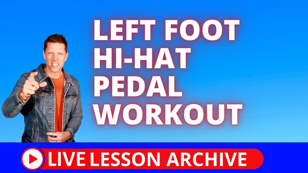 Left Foot Hi-hat Pedal Workout | Total Drummer | Online Drum Lessons
