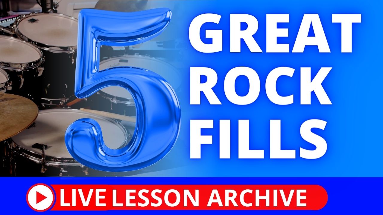 Five Great Rock Fills | Total Drummer | Online Drum Lessons
